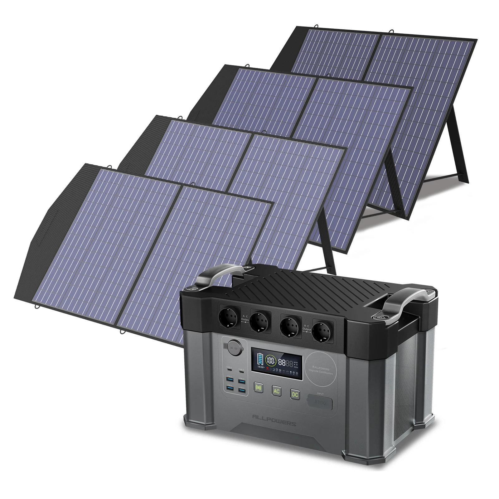 ALLPOWERS-Portable-Power-Station-S2000-2000W-Solar-Generator-with-100W-Folable-Solar-Panels ...