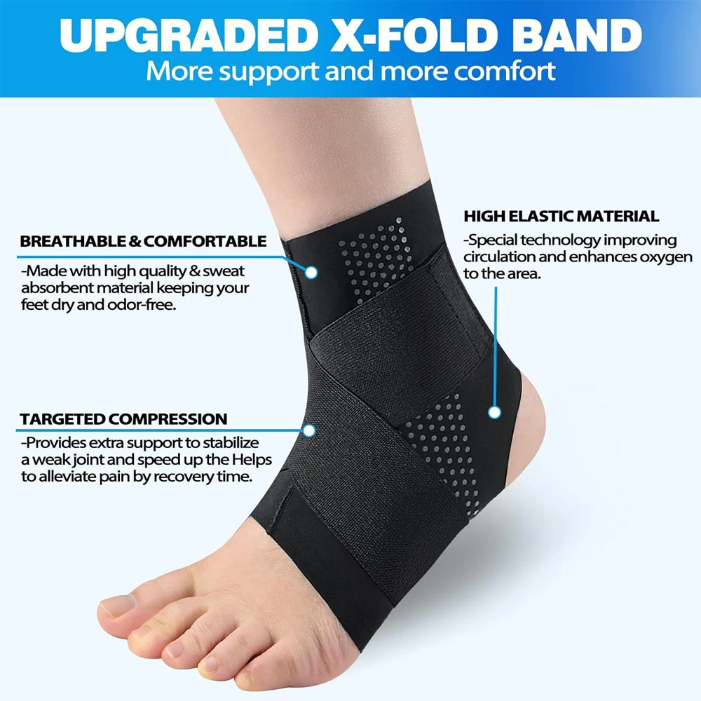 Ankle Brace For Running Ankle Braces, Compression Strap Foot Achilles ...