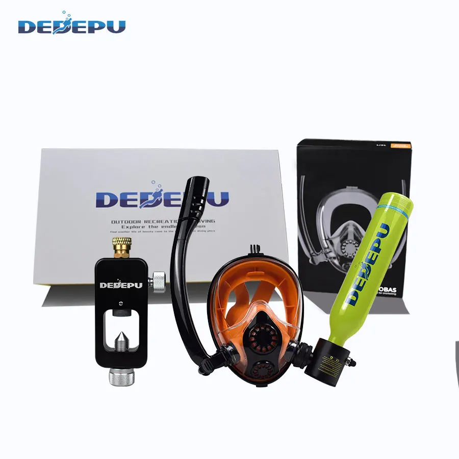 DEDEPU Scuba Diving Equipment Set Diving Snorkel Air Snorkeling ...