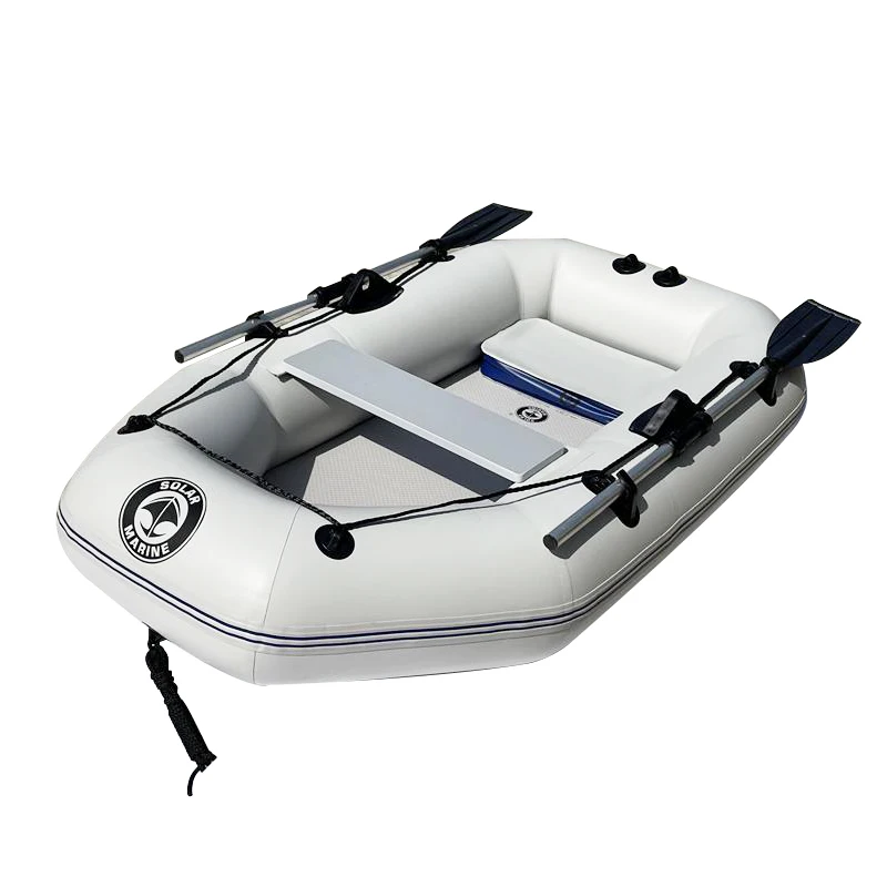 Solar-Marine-Single-Inflatable-Fishing-Boat-5-8ft-PVC-Air-Floor-Kayak ...