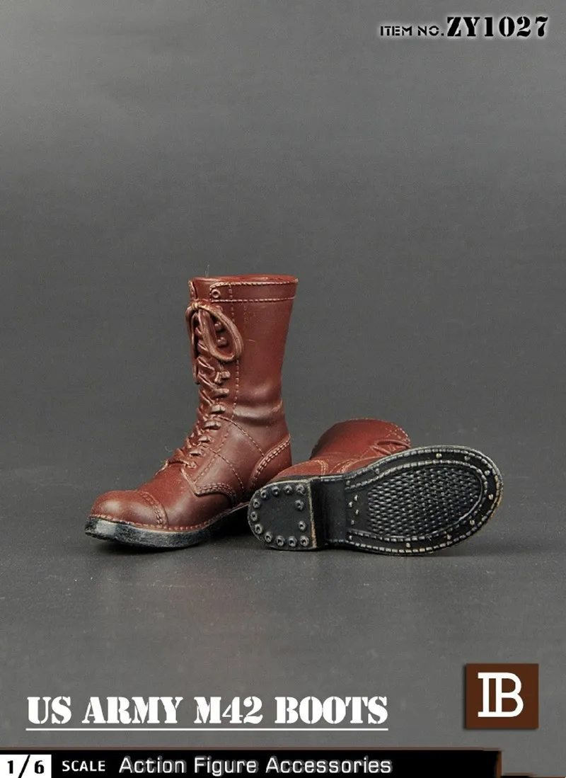 1-6-Scale-ZY1027-U-S-Army-M42-Tactical-Boots-Model-for-12-Figures-DIY ...