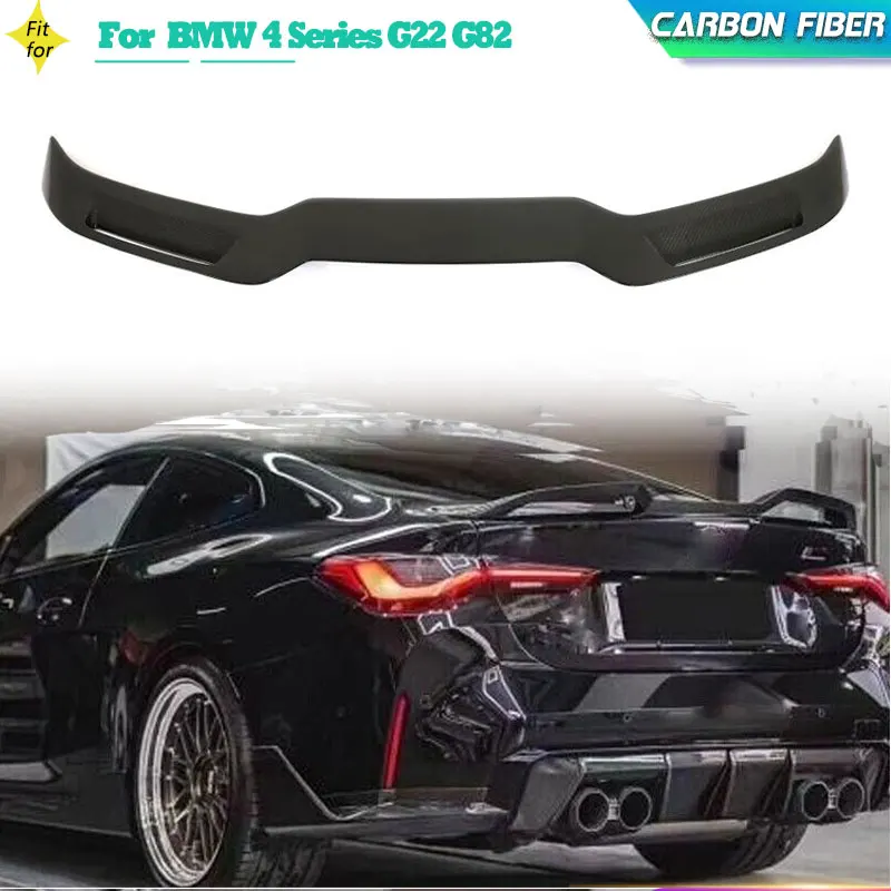 Carbon-Fiber-Rear-Trunk-Spoiler-Wing-For-BMW-4-Series-G22-G82-M4-2021 ...