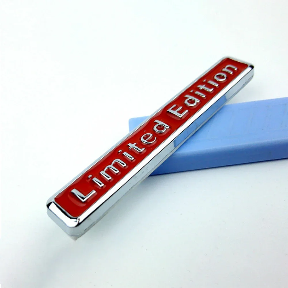 3D Zinc Alloy Car Tuning Limited Edition Car Body Door Bumper Sticker ...