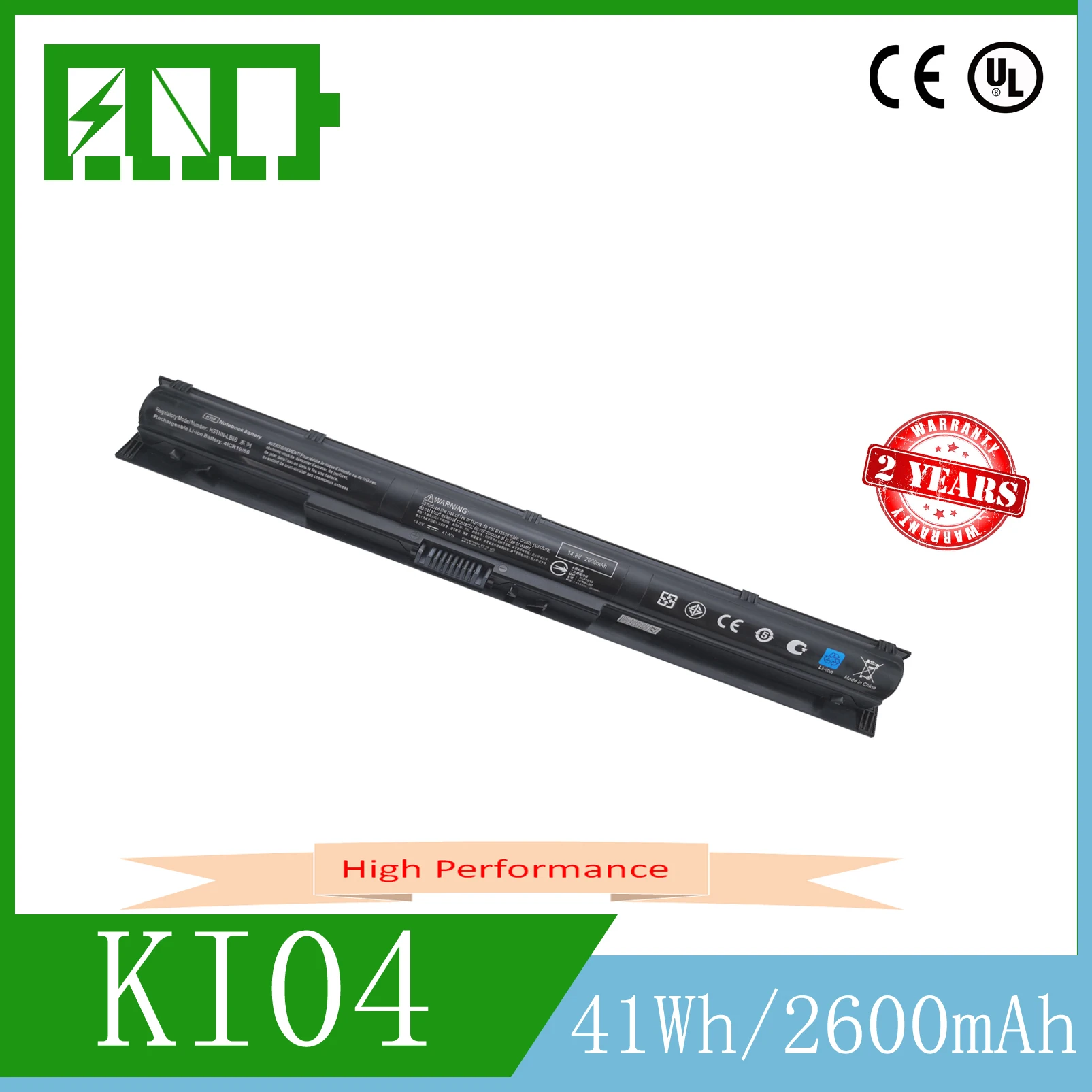 K104 KI04 Laptop Battery For HP Pavilion 800049-001 HSTNN-DB6T HSTNN ...
