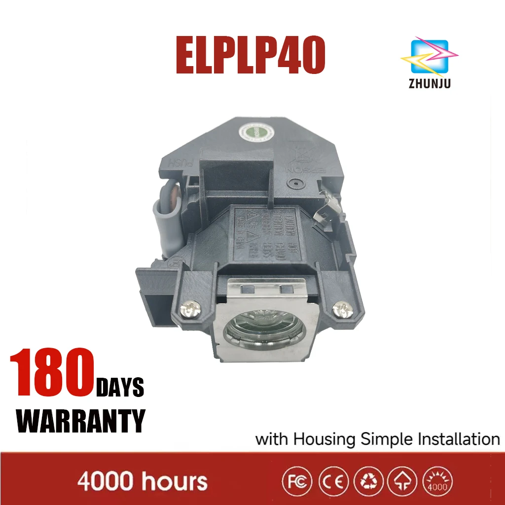 Lámpara de proyector ELPLP40 V13H010L40 de alta calidad para EPSON EMP ...
