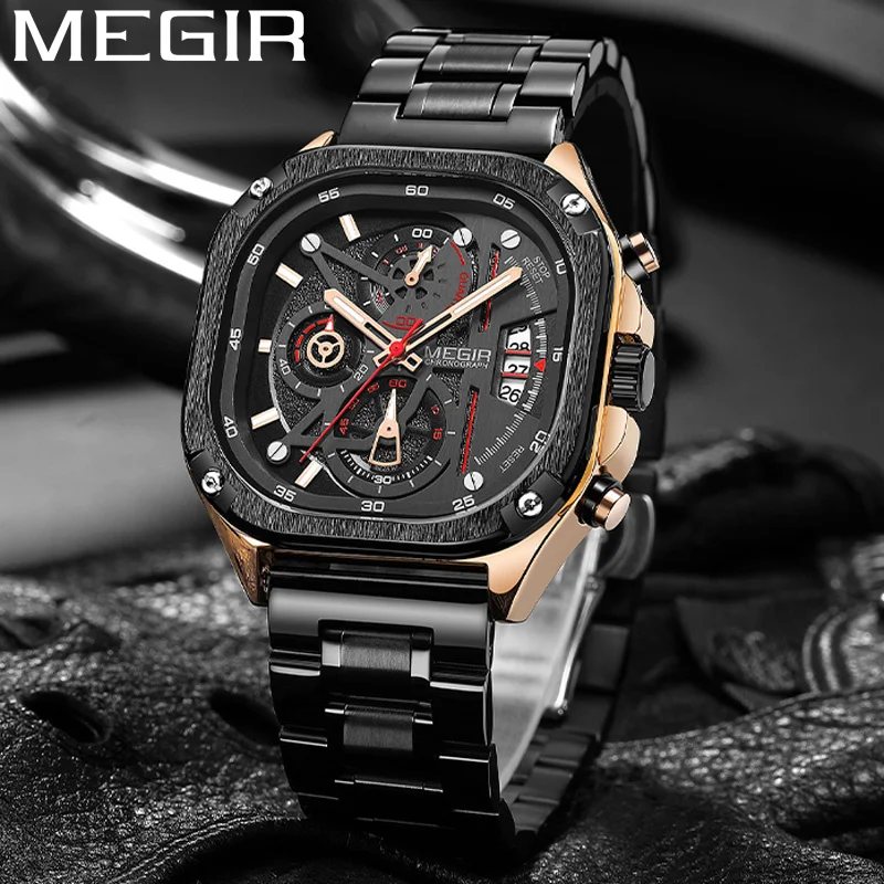 MEGIR-Watch-Men-Waterproof-Chronograph-Military-Auto-Date-Male-Clock ...