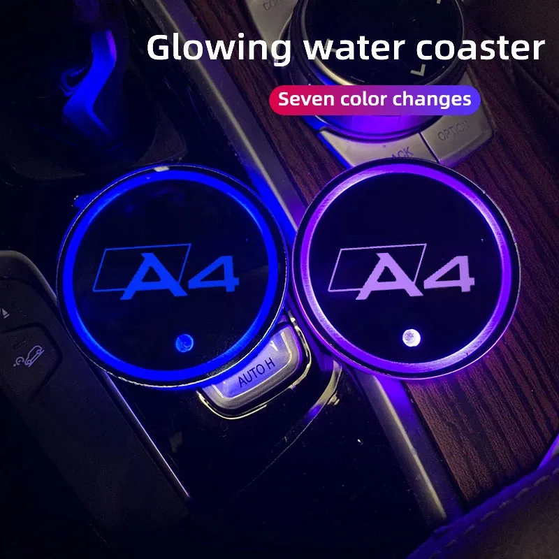 7-Colorful-USB-Car-Logo-Led-Atmosphere-Light-Cup-Luminous-Coaster ...