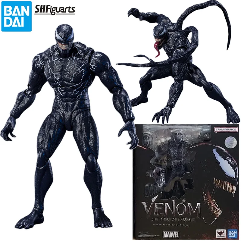 Bandai SPIRS. H.Figuarts SHF VENOM VENOM: LET Fire BE CARNAGE Coleção ...