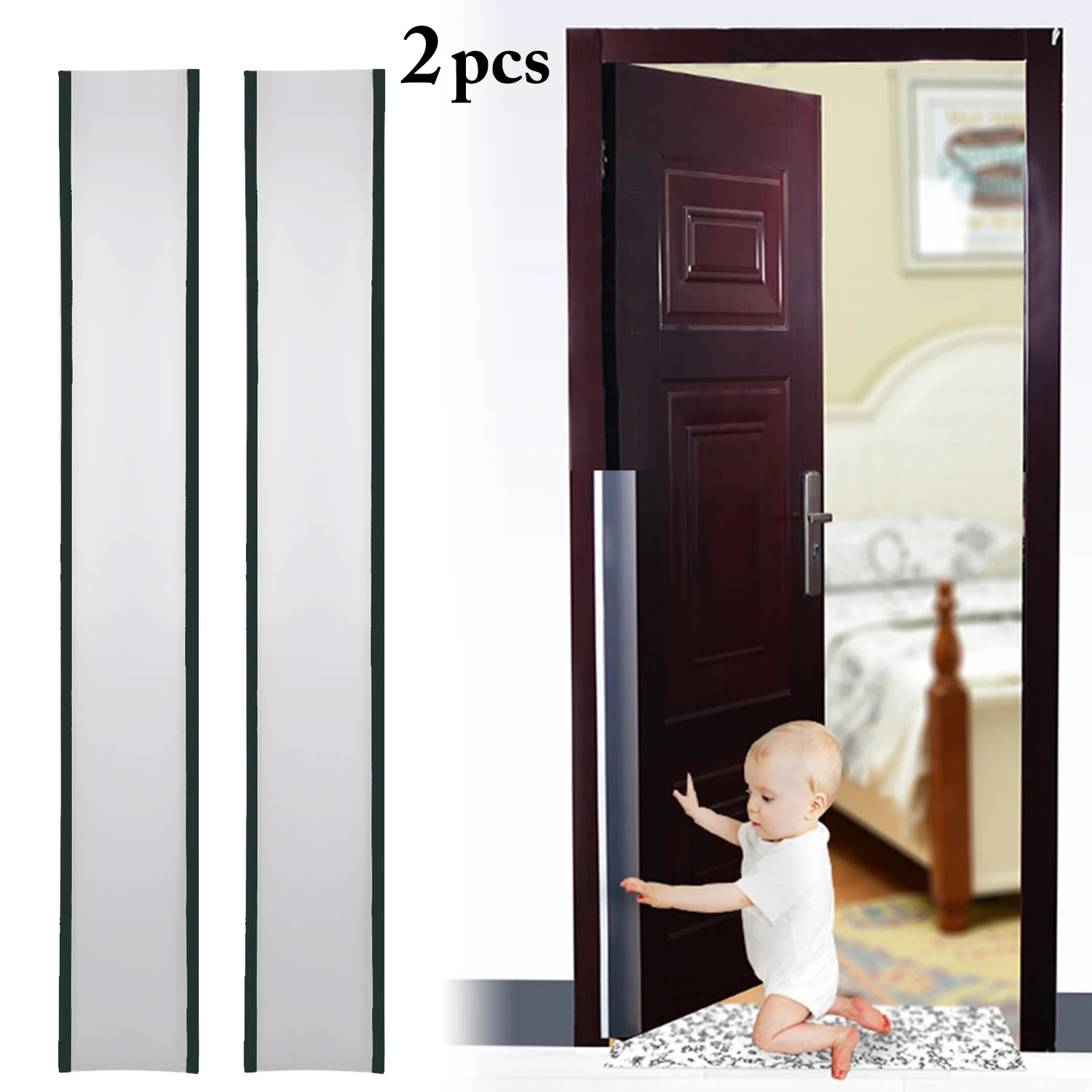 2Pcs/Set Door Hinge Guard Baby Proof Finger Pinch Guard Safety Door ...