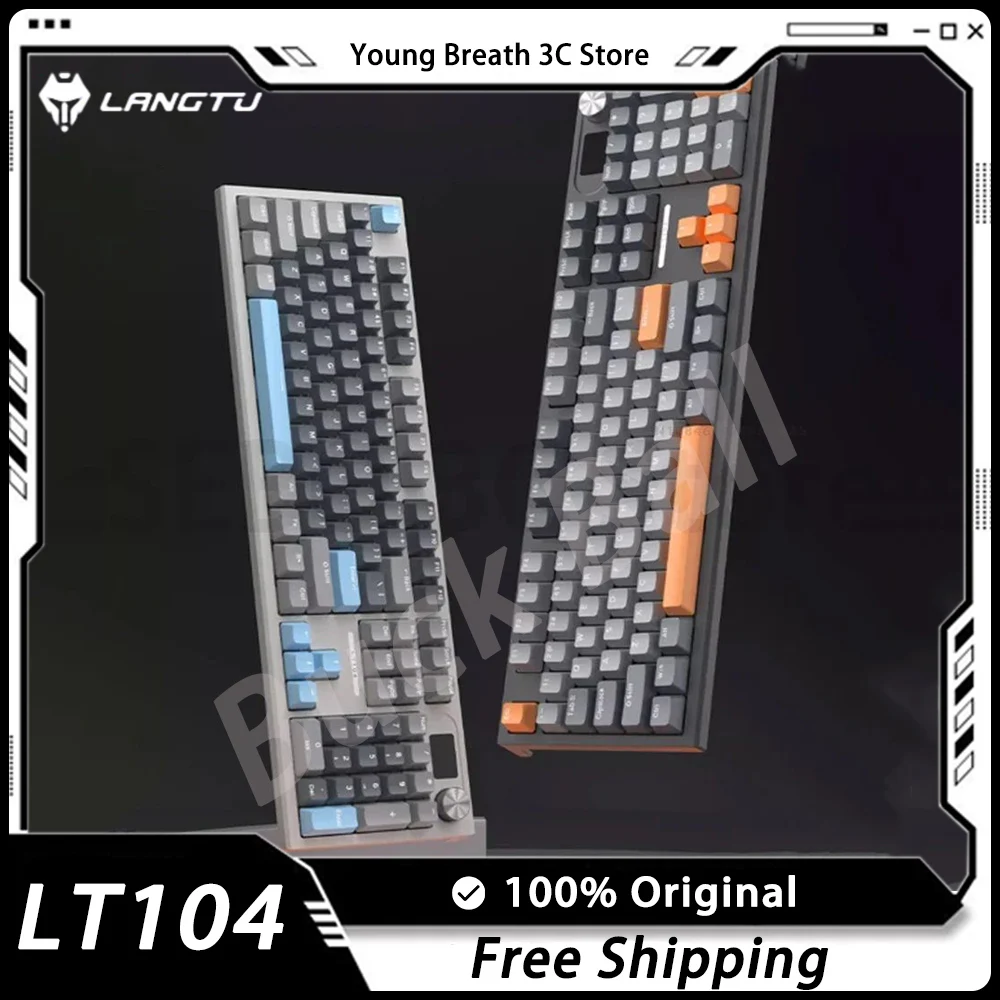 LANGTU-LT104-Mechanical-Keyboard-Three-Mode-Multifunctional-Knob ...