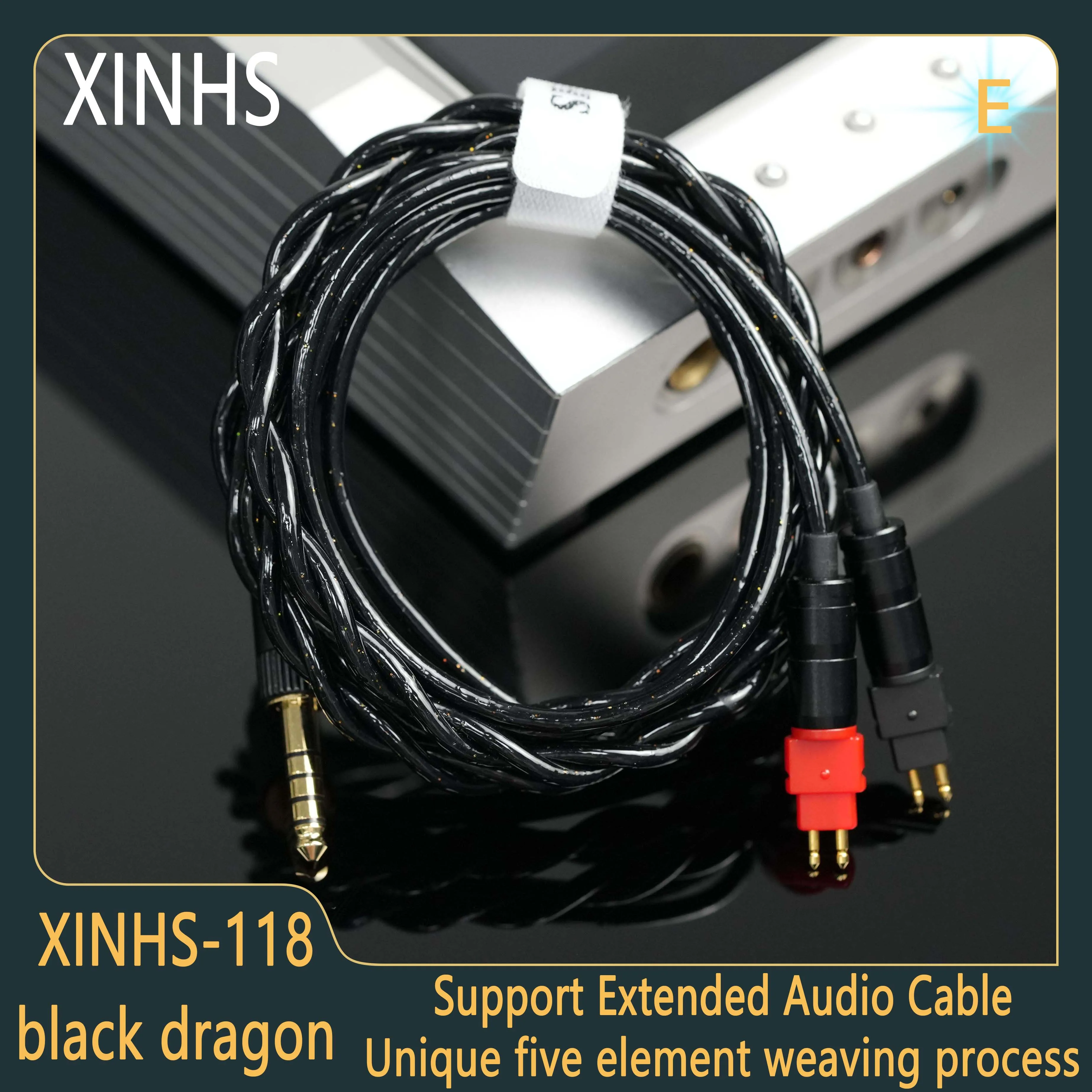 XINHS-118 2-Core Multi-Element HiFi Headphones HD650 Upgrade Cable for ...