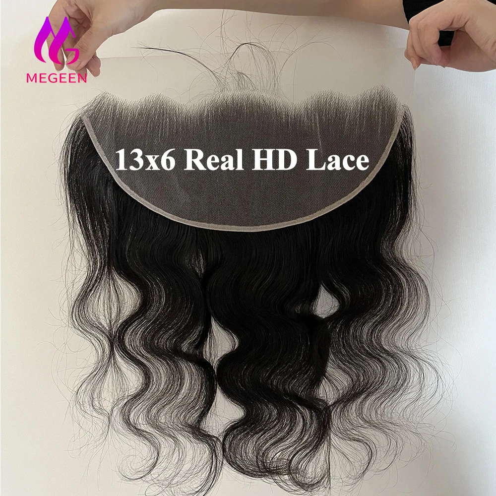 Real Invisible Hd Lace Frontal 13X6 Lace Only Body Wave 13X4 ...