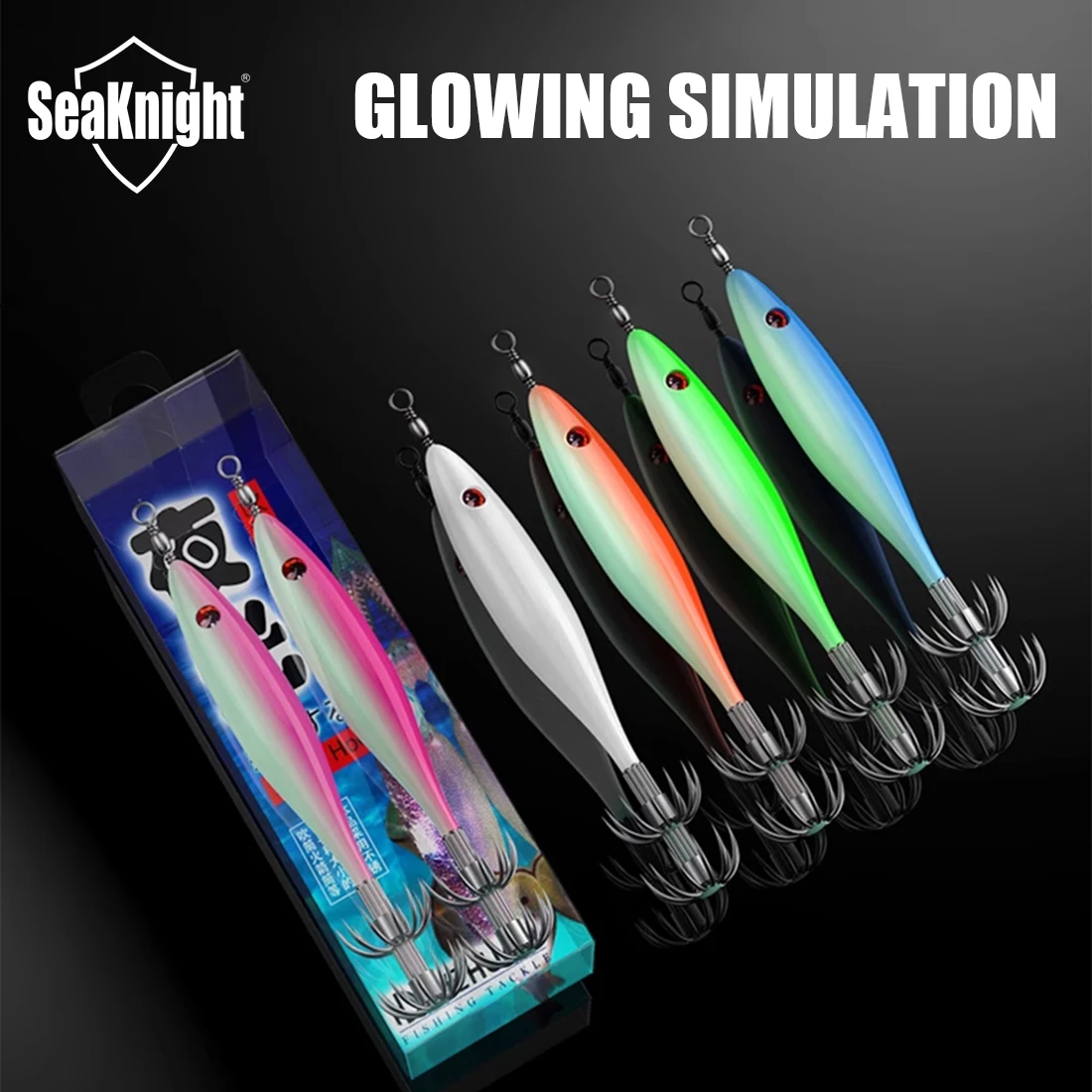 2024-Seaknight-NEW-LURE-Squid-Hooks-Luminous-Sea-Lure-Blowing-Drum-Hook ...