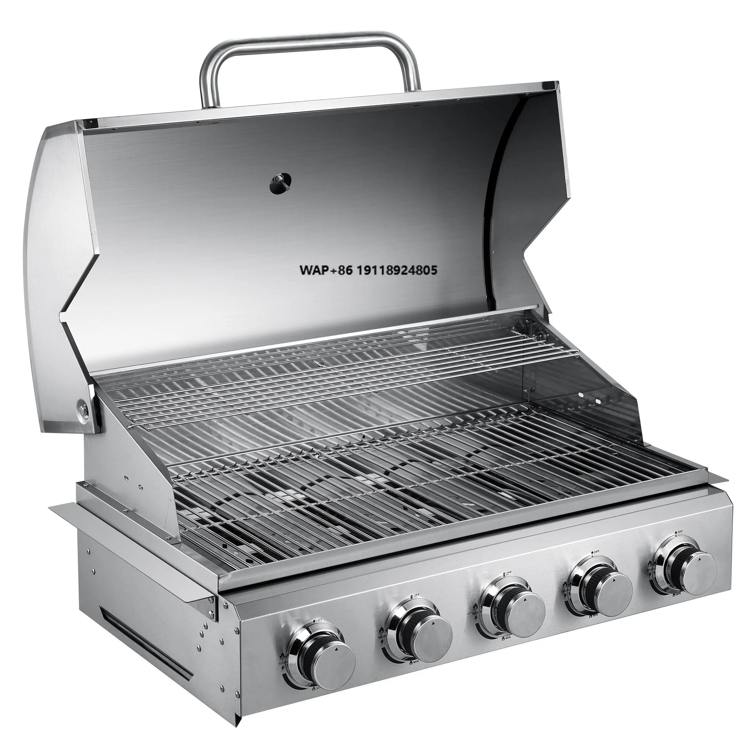 Outdoor 2 3 4 5 Burners Built in Gas BBQ Grill Wholesale Retail Low MOQ ...