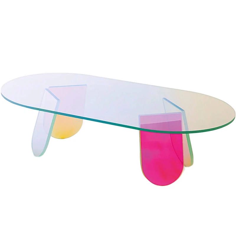 Crystal-Table-Coffee-Table-Colorful-Minimalist-Modern-Trasnparent-Table ...