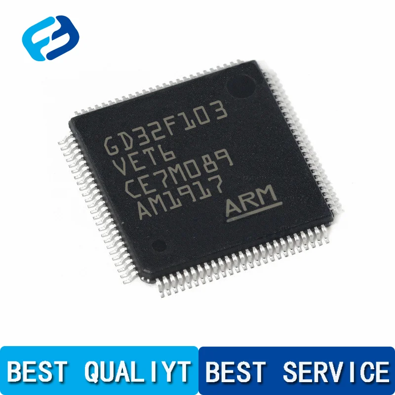 Microcontroladores de brazo de unids/lote GD32F103VET6, 1 LQFP 100 ...