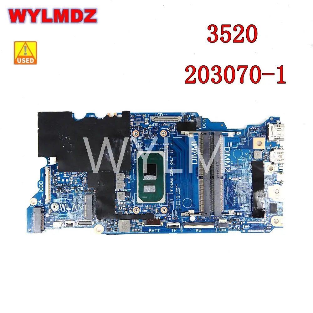 Placa base usada para ordenador portátil DELL LATITUDE 203070, 3520 1 ...