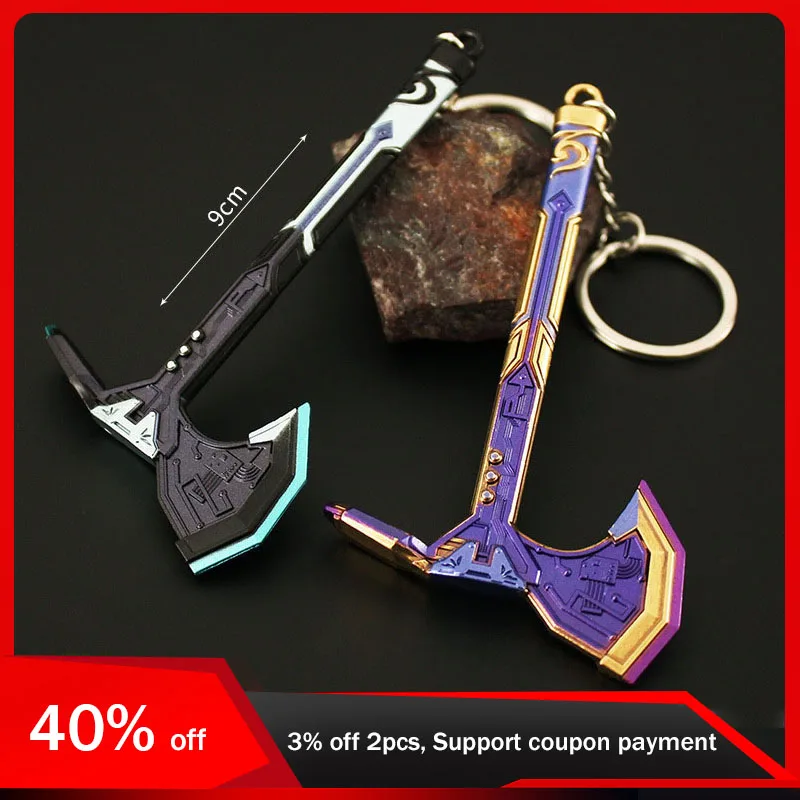 9cm-Valorant-Neo-Frontier-Axe-Mini-Keychain-Game-Peripheral-Weapon ...