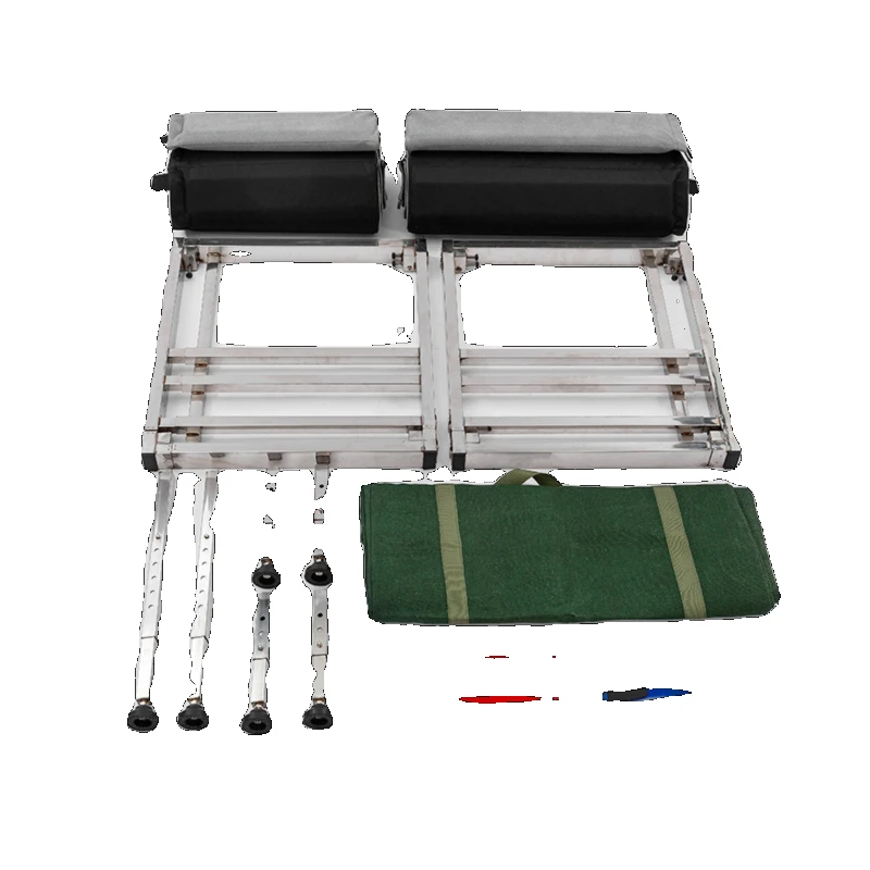 Car-telescopic-bed-stainless-steel-frame-outdoor-camping-bed-lunch ...