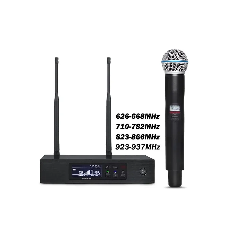 QLXD24/Beta 58 and QLXD4 Wireless Microphone Mic in High Quality with ...