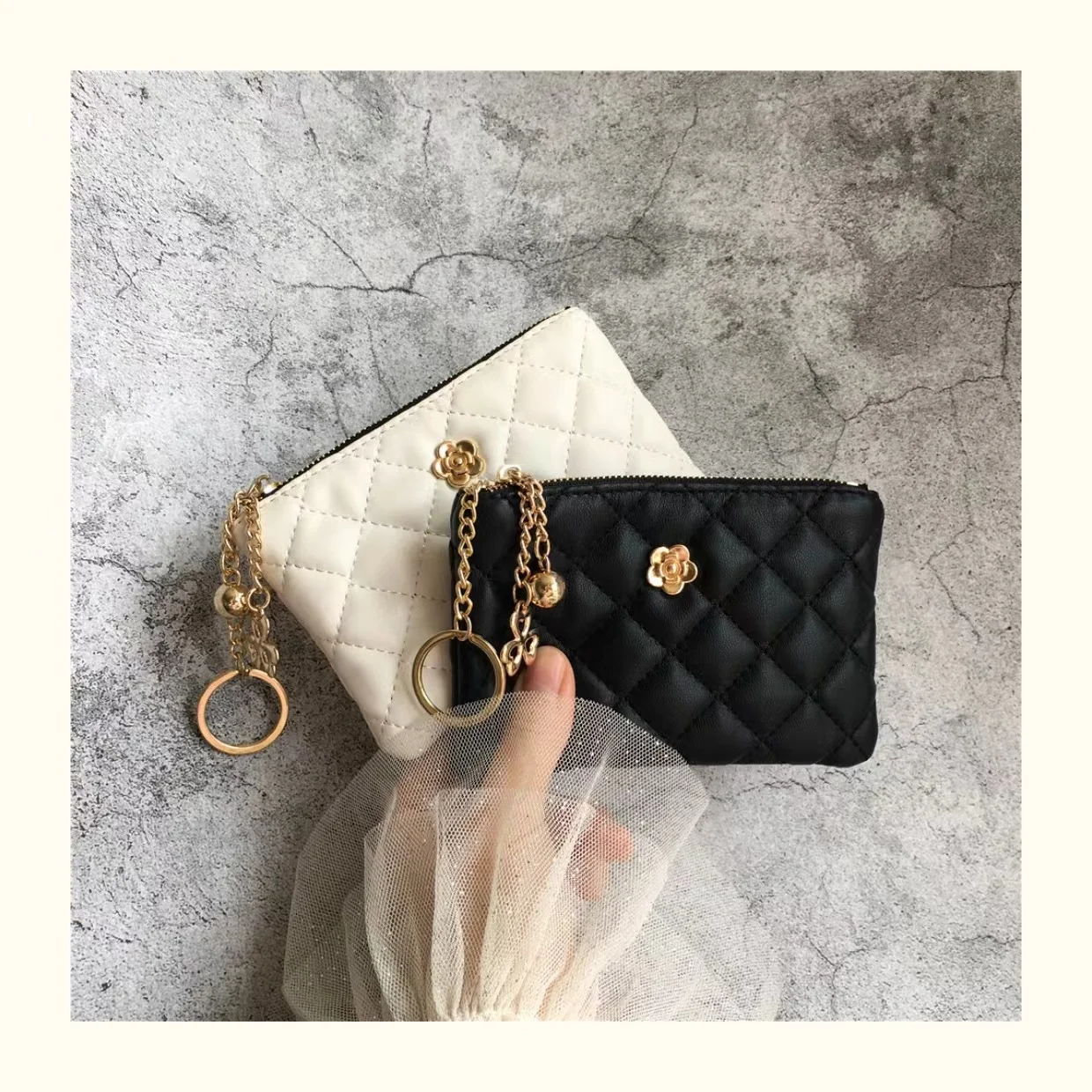 Purse-Girls-Short-Thin-New-Driver-s-License-Key-Bag-Mini-Card-Clip ...