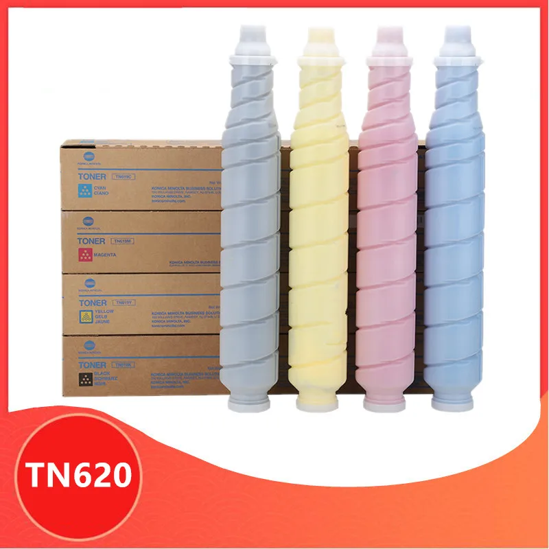 4 PCS/Set para Konica Minolta TN 620 Cartucho De Toner para Bizhub Pro ...