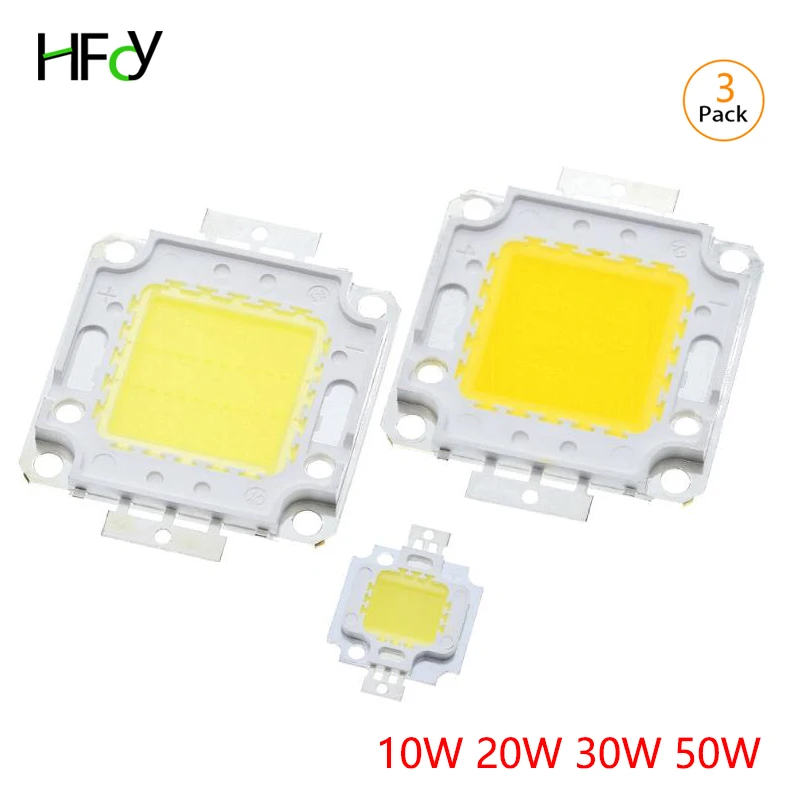 3pcs-10W-20W-30W-50W-LED-Beads-Light-DC12V-36V-Matrix-COB-Integrated ...