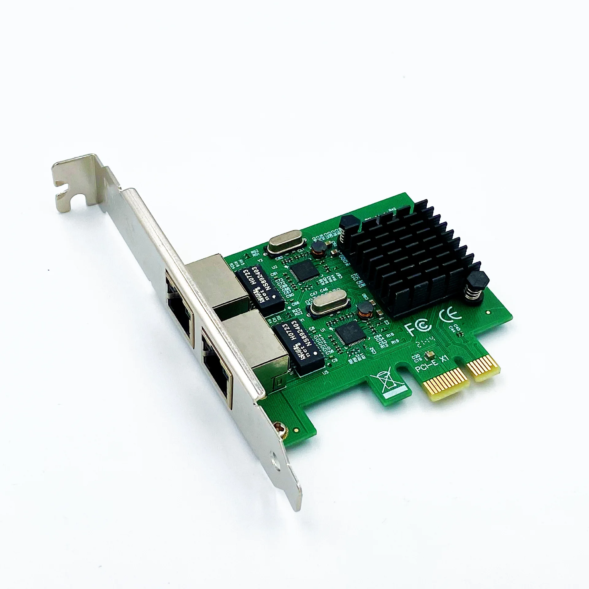 RTL8111 PCIe Dual-port Gigabit NIC PCI-E X1 Interface Gigabit Server ...