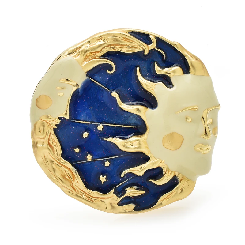 Wuli-baby-Sun-And-Moon-Badge-Brooches-For-Women-Unisex-Enamel-Beauty ...