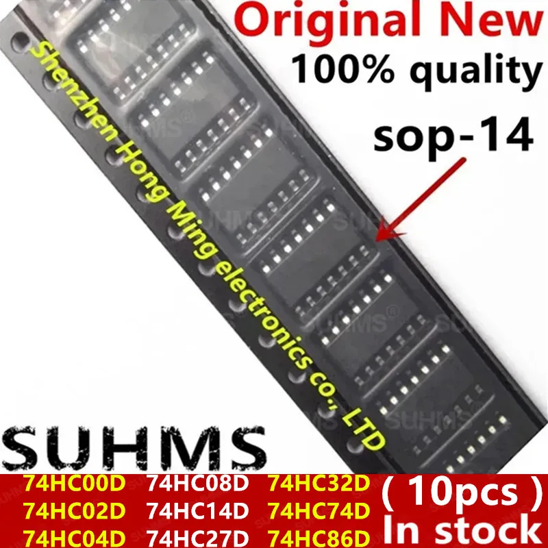 10piece-100-New-SN74HC14DR-74HC00D-74HC02D-74HC04D-74HC08D-74HC14D-74HC27D-74HC32D-74HC74D ...