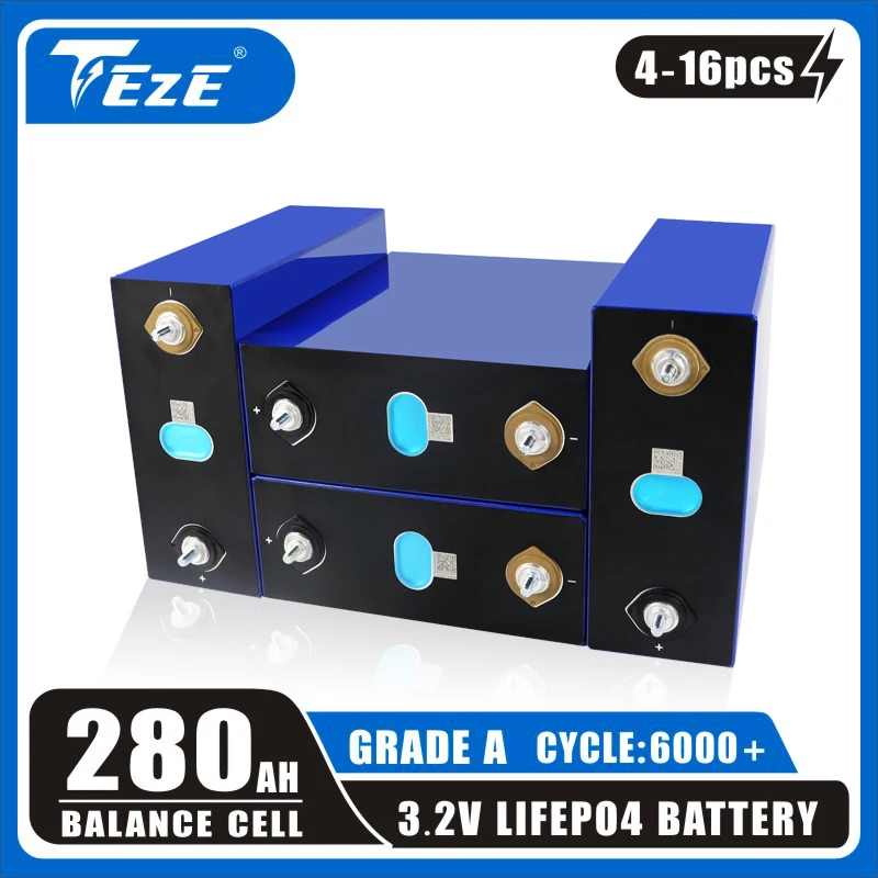 Lifepo4 Battery 280ah | Free Electric Power | Battery Backup Diy | 12v ...