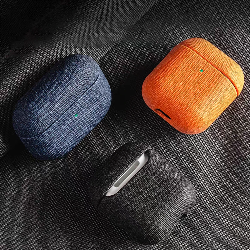 Winter Luxury Denim Cloth Pattern New Earphone Case For Airpods 1 2 3 ...
