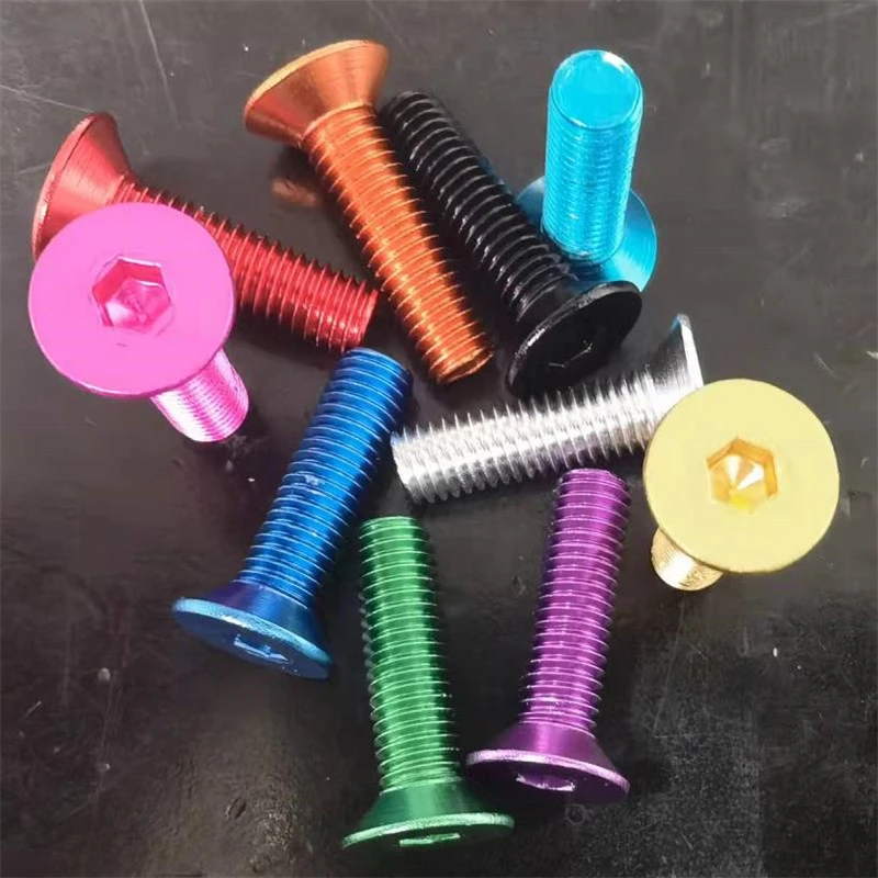 Aluminum Countersunk Head Screw | M8 Aluminum Countersunk Screws - 5pcs ...