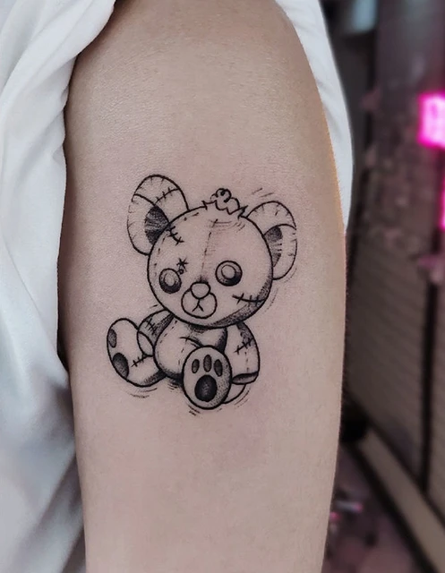 Gothic Teddy Bear Drawings