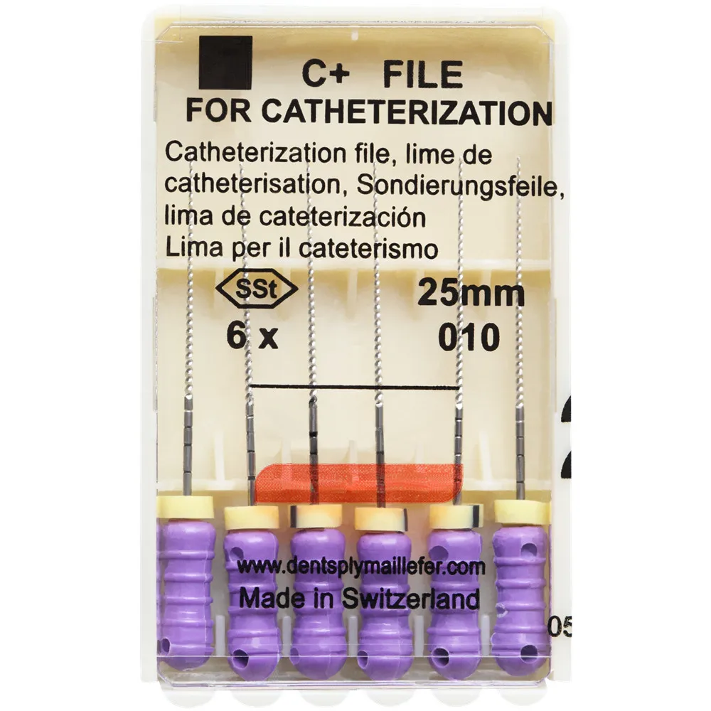 6pcs-Pack-21-25-31mm-Dental-C-FILE-For-Catheterization-Endo-Root-Canal ...