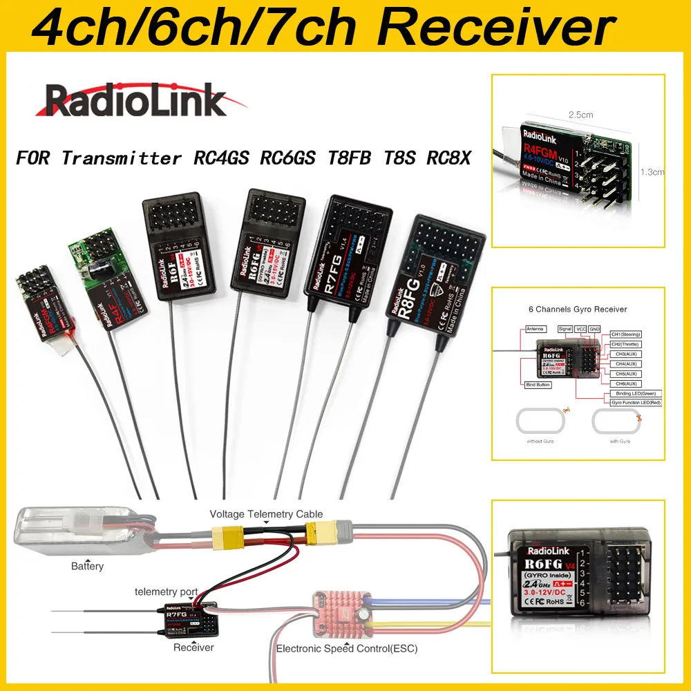 Original-Radiolink-2-4GH-R7FG-R8FG-R4FGM-R6FG-R6F-Receiver-Gyro-for-RC ...