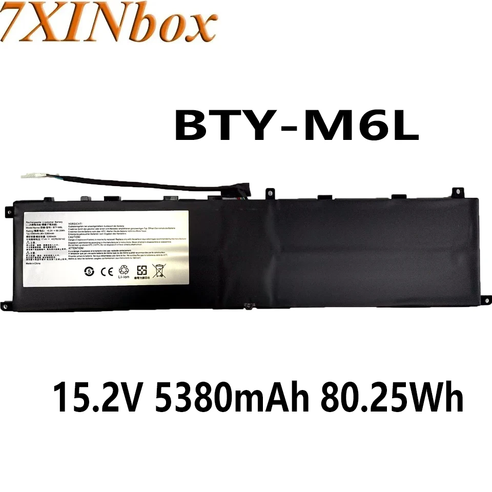 7XINbox-BTY-M6L-15-2V-5380mAh-80-25Wh-Laptop-Battery-for-MSI-8RF-GS65 ...