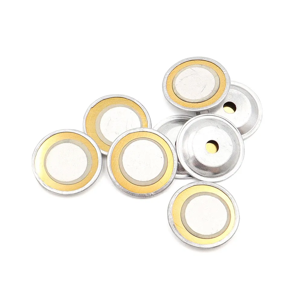 100PCS-15mm-copper-plate-with-shell-buzzer-plate-with-aluminum-shell ...
