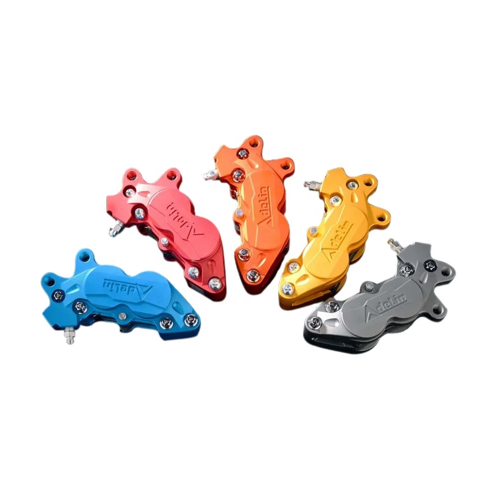 Adelin ADL 7 Hydraulic Brake Calipers Universal 4 Pistons CNC Aluminum ...