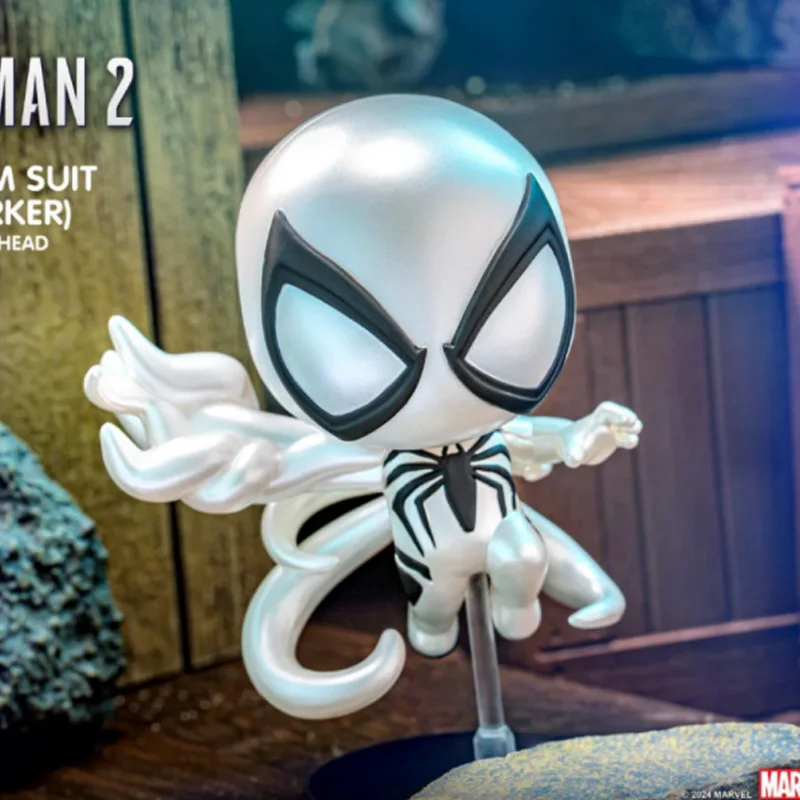 Hot Toys Marvel Spider-Man 2 Peter Parker Venom Cosbi Bobble-Head ...
