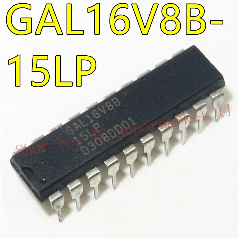 5 unids/lote GAL16V8B GAL16V8 DIP-20, 5 GAL16V8B-15LP, en Stock