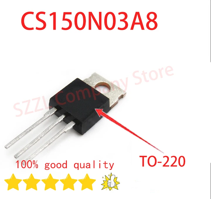 10pcs/lot Original CS150N03 CS150N03A8 TO-220 30V 150A MOSFET 100% New ...