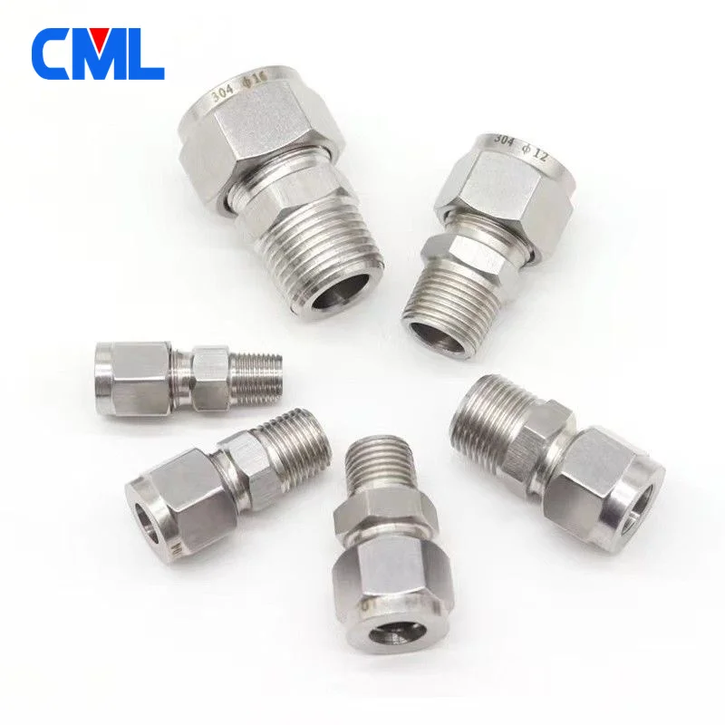 SS-304-Stainless-Steel-Double-Ferrule-Compression-Connector-6mm-8mm ...