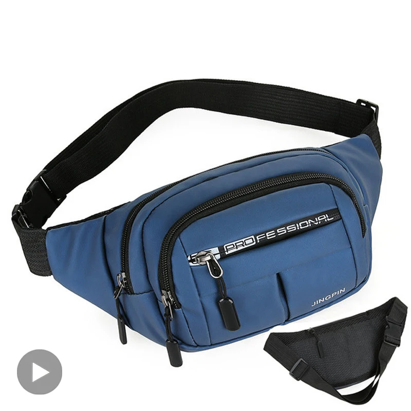Female Male Waist Waterproof Fanny Pack For Men Women Bag Hip Belt Bum ...