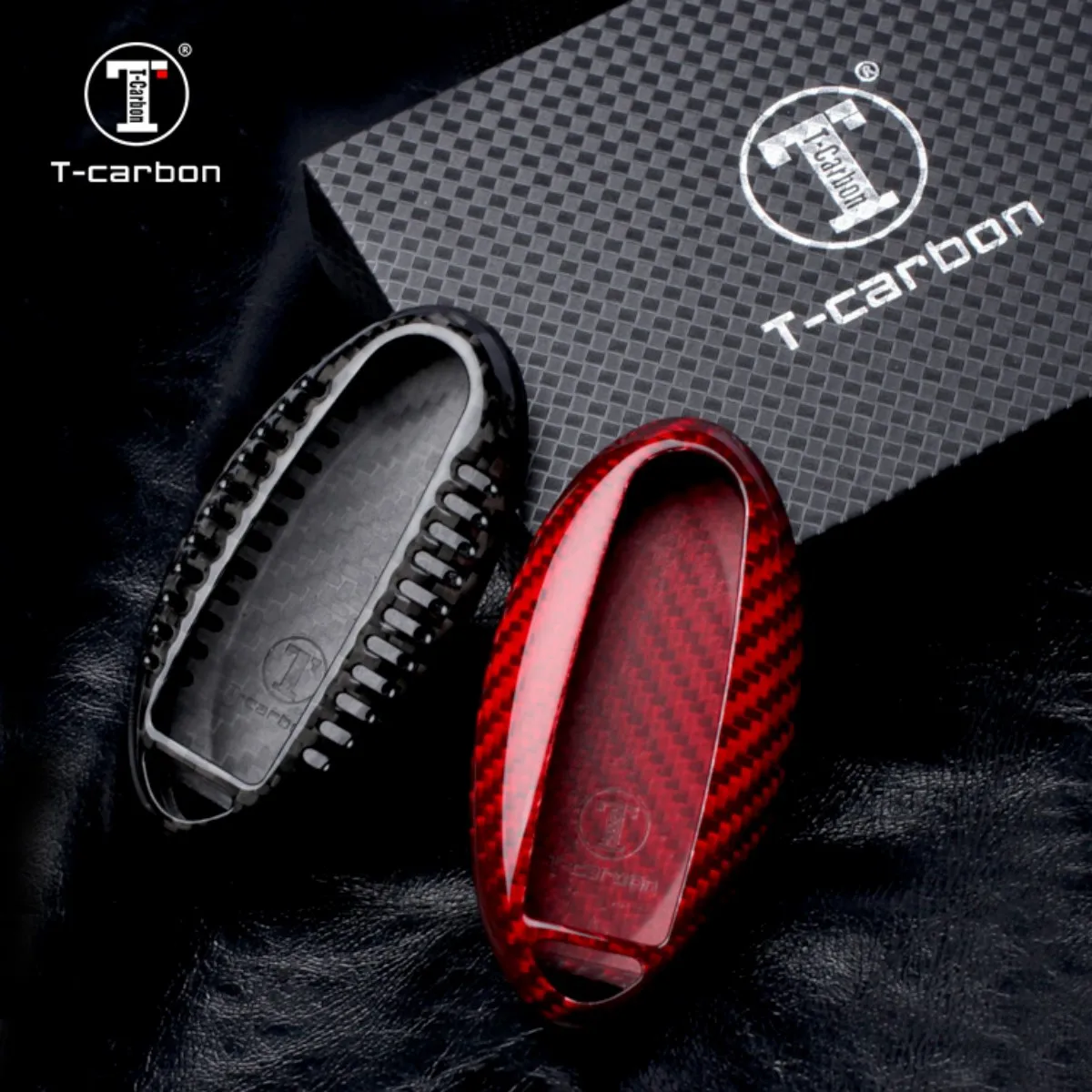 T-carbon Carbon Fiber Key Cover Key Case Shell For Nissan Infiniti R35 ...