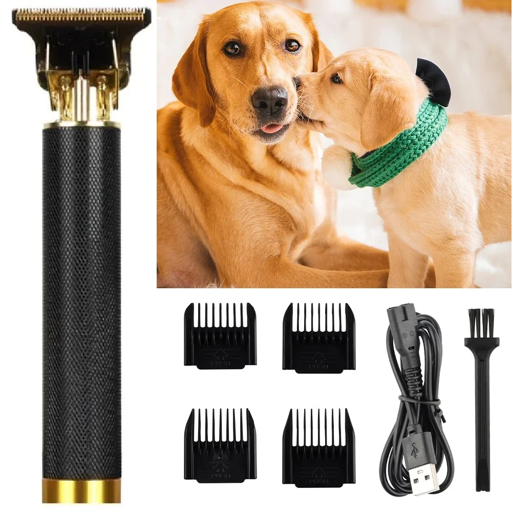 Dog-Professional-Hair-Clipper-Electrical-Grooming-Trimmer-for-Pets-USB ...