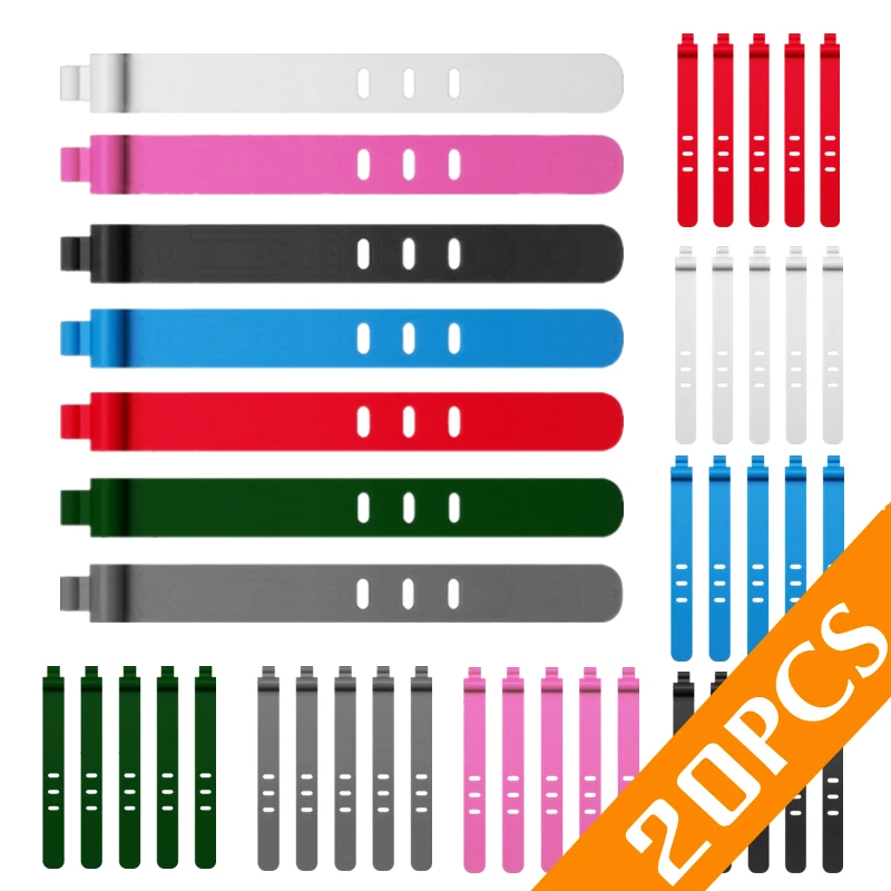 Soft Silicone Cable Organizer Wire Binding Data Cable Tie Management ...