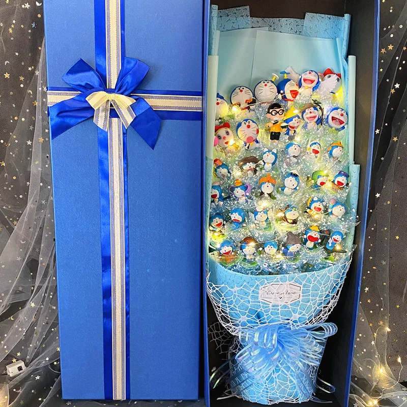 New ! Anime Doraemon Action Figure Soup Flower Model Kid Toy PVC ...