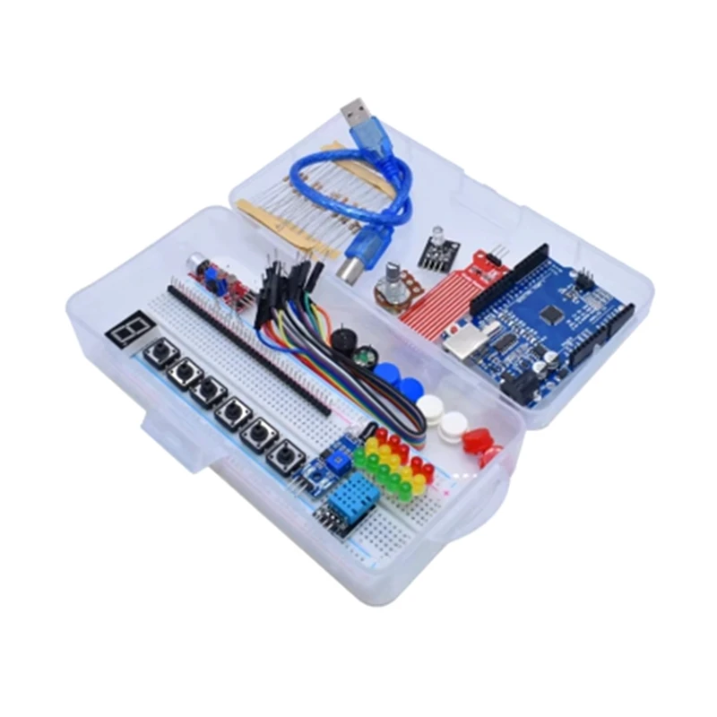 Starter-Kit-for-Arduino-Uno-R3-Breadboard-Basic-simple-learning-kit ...
