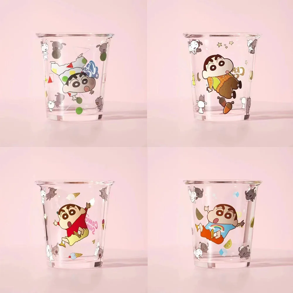 Cartoon-Print-Crayon-Shin-Chan-Ins-Glass-Cup-Student-Household-Juice ...